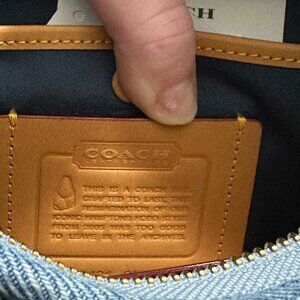 Coach | Bags | Coach Hamptons Hobo Bag With Repurposed Denim | Poshmark